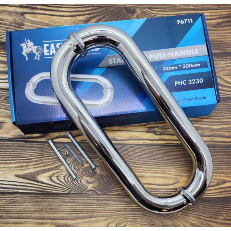 Jual Pull Handle Eastguard Stainless PHC35 / Handle Pintu Kaca 35 cm ...
