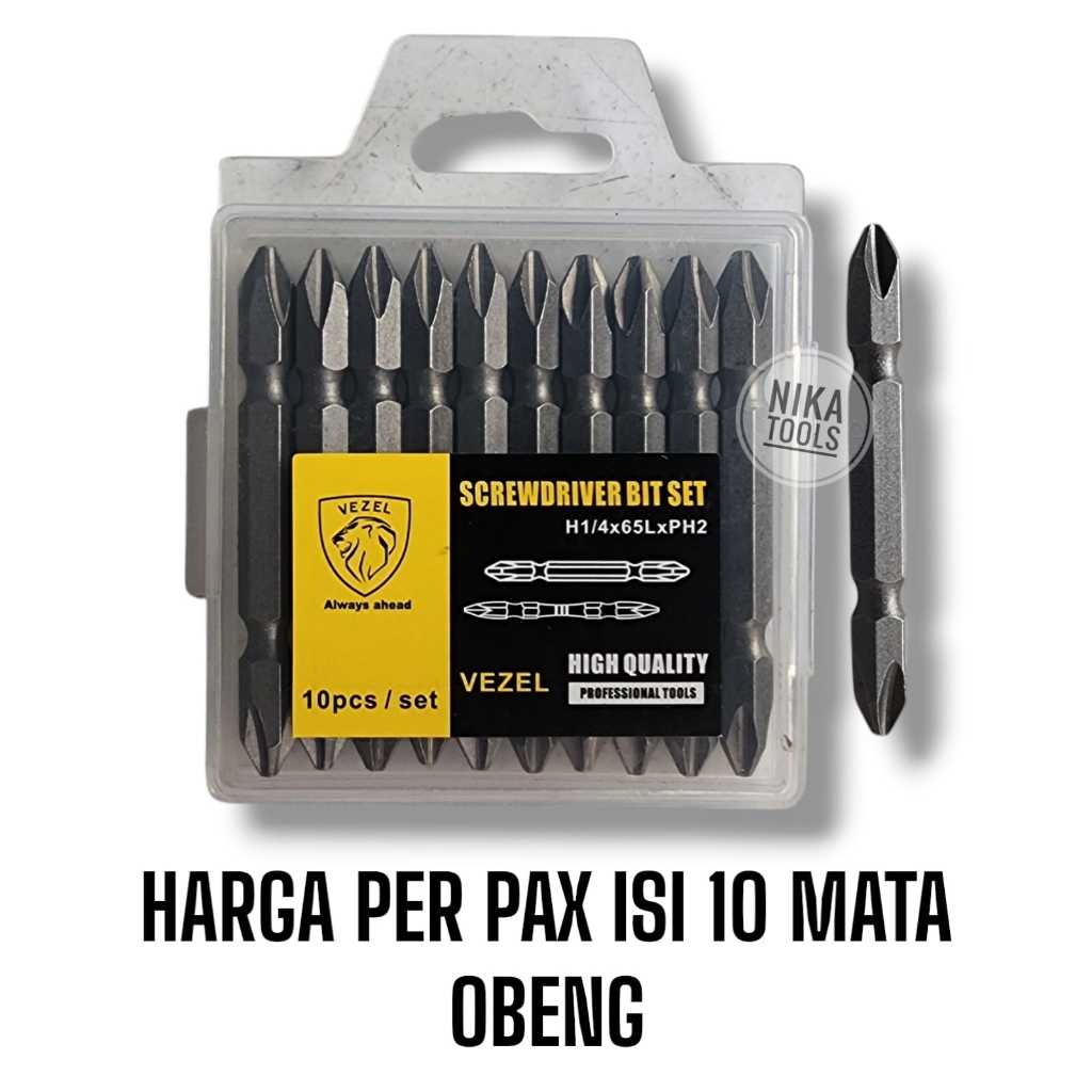 Jual Mata Obeng Angin S2 10pcs Screw Driver Bit PAX | Shopee Indonesia