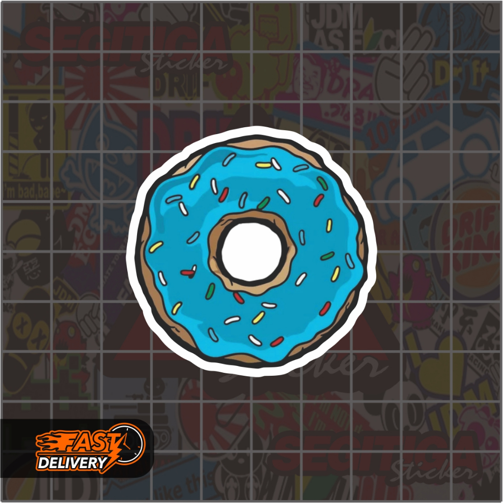 Jual Sticker Donat Donuts Ukuran 5 x 5 Cm | Shopee Indonesia