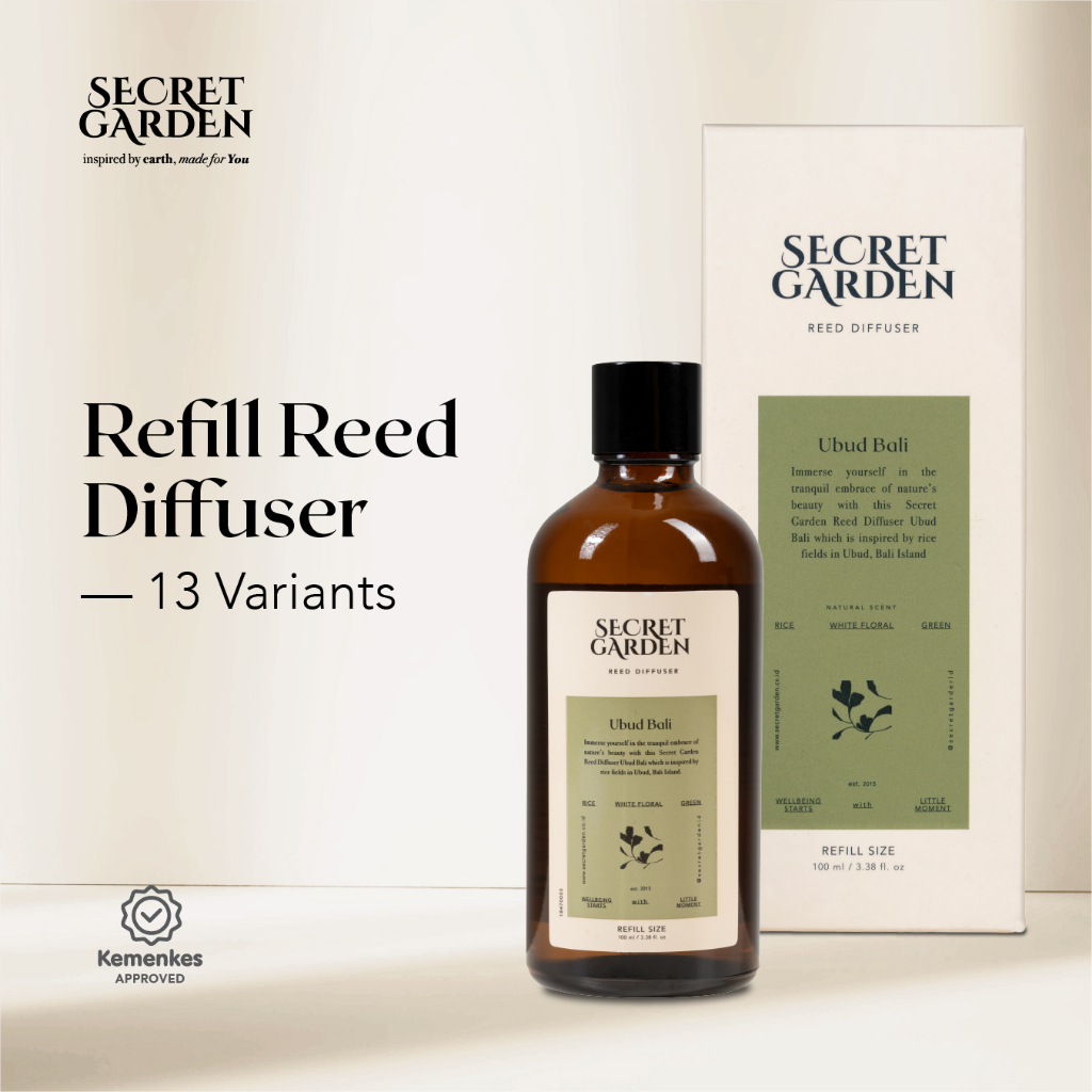 Jual Secret Garden - Aroma Reed Diffuser Refill 100ml | Isi Ulang ...