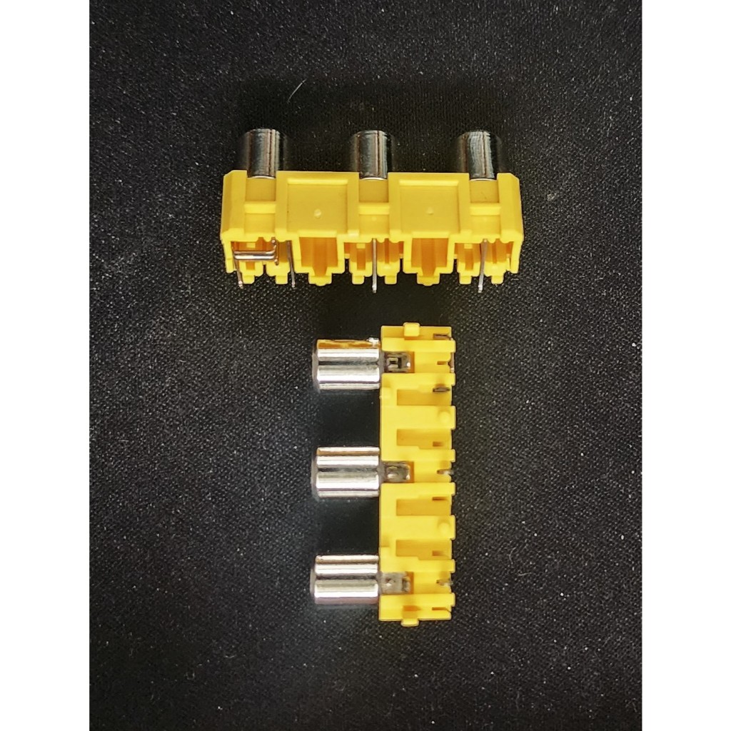 Jual Socket Female RCA 3 Slot Lubang Konektor Audio Stereo dan Video ...