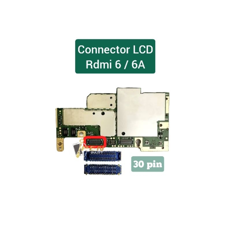Jual Konektor Lcd Rdmi 6A Org Connector Socket Xio Layar | Shopee Indonesia