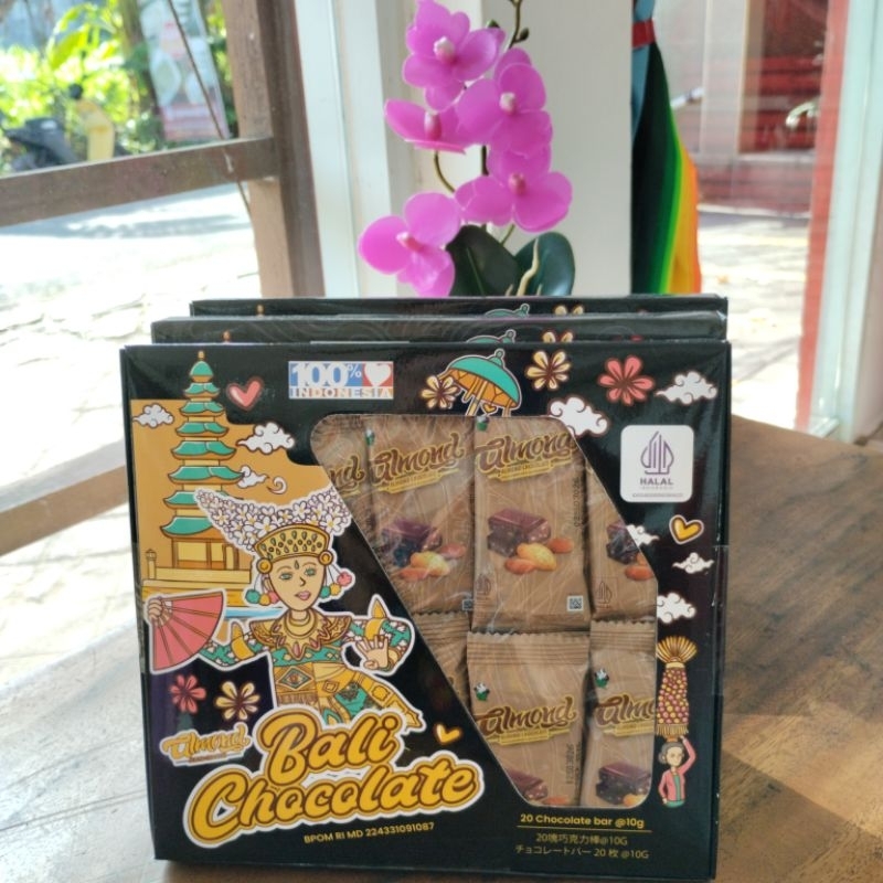 Jual ALMOND BALI CHOCOLATE ISI 20PCS OLEH-OLEH KHAS BALI | Shopee Indonesia