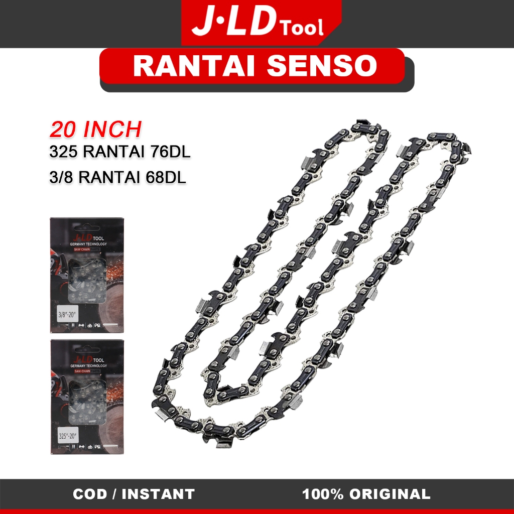 Jual JLD 20' 'Rantai Mata Chainsaw 3/8 Rantai Senso 325 Rantai Senso 20 ...