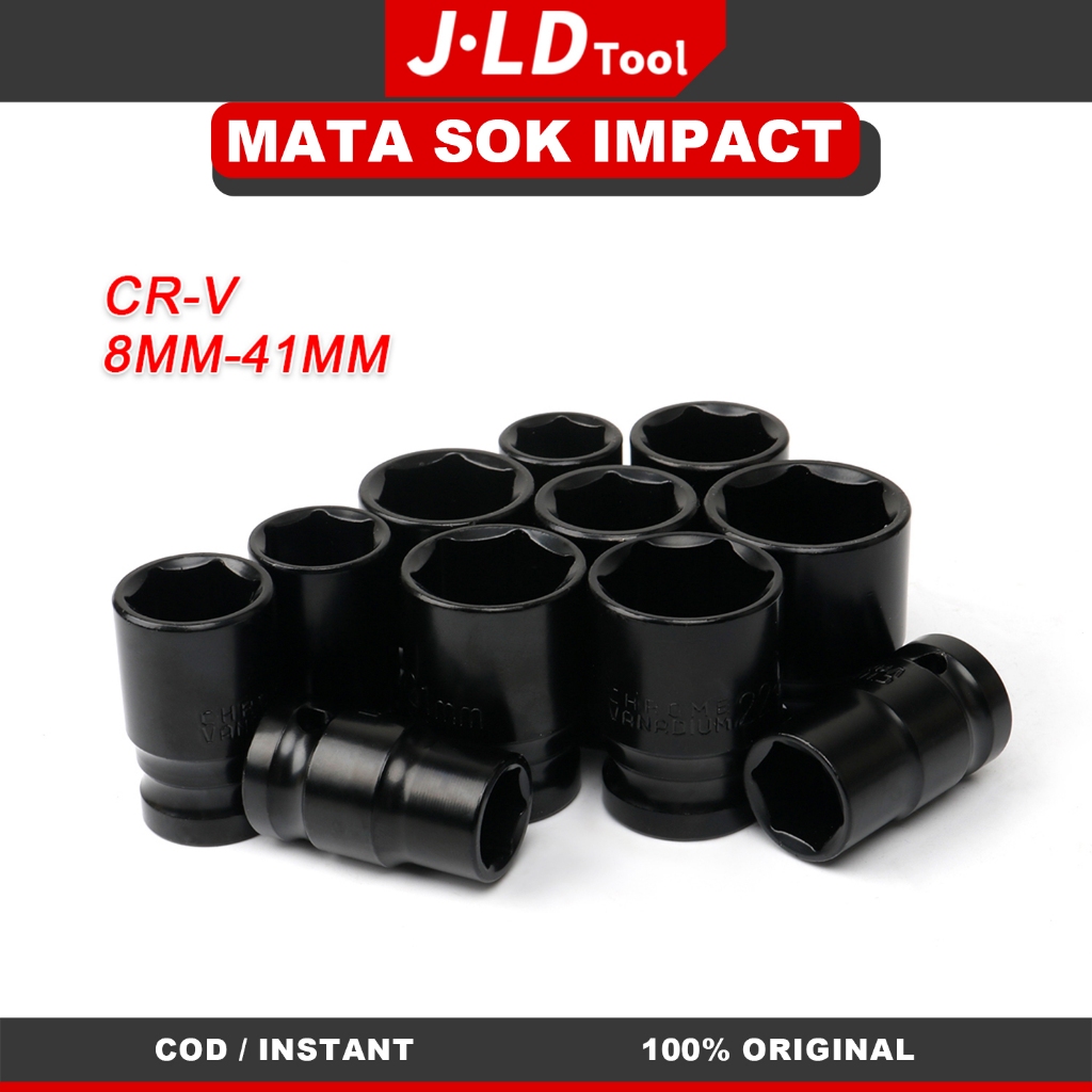 Jual JLD Mata Kunci Shock CVT Double Head 39*41MM Shallow Impact Socket Coupling Double Mata ...