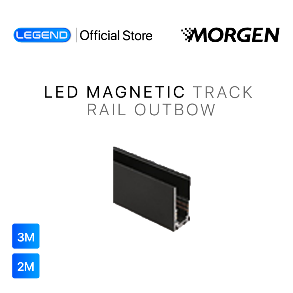 Jual Morgen Magnetic Track Rail Outbow Legend Series - Rel Tempel Lampu ...