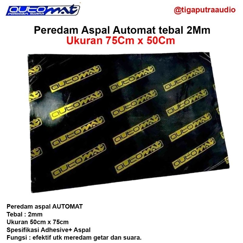 Jual Peredam Aspal Automat 75x50 Cm Tebal 2Mm | Shopee Indonesia