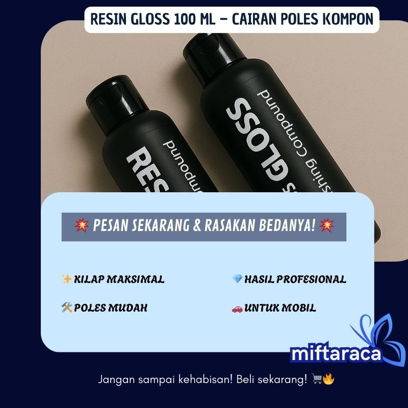 Jual Resin Gloss 100 ml – Formula Pengkilap Mobil Terbaik | Shopee ...