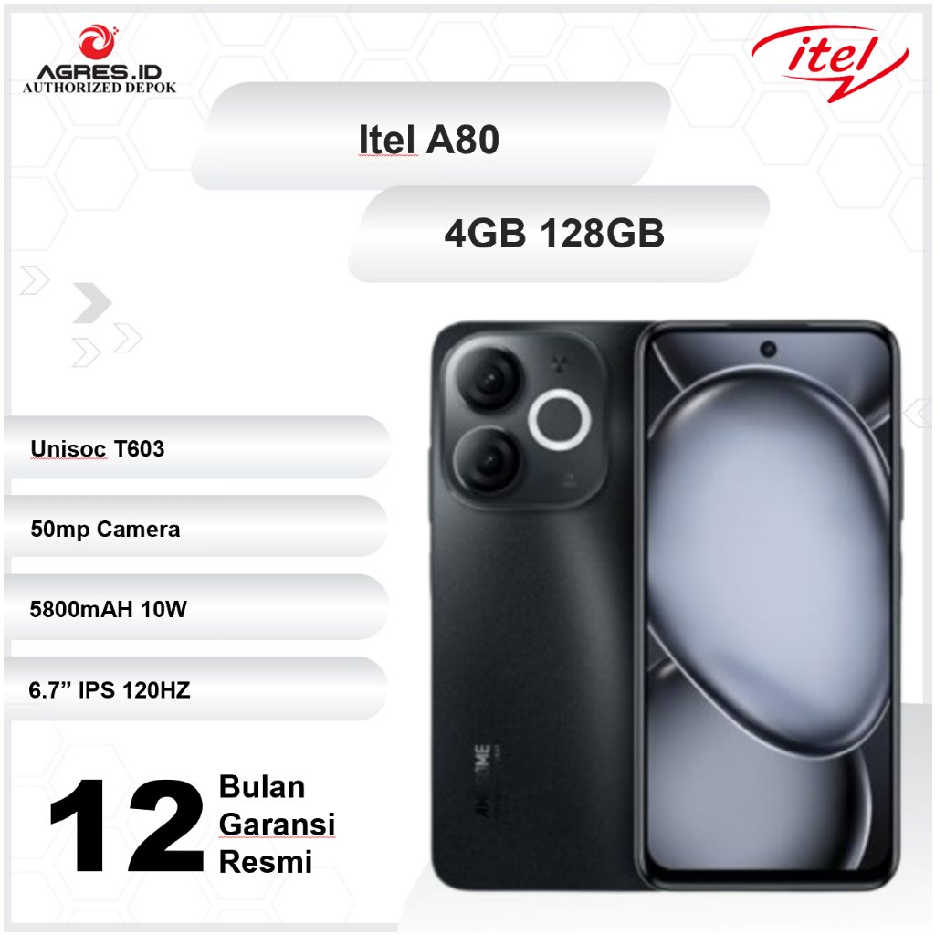 Jual Handphone Itel A80 4GB-128GB Garansi Resmi | Shopee Indonesia