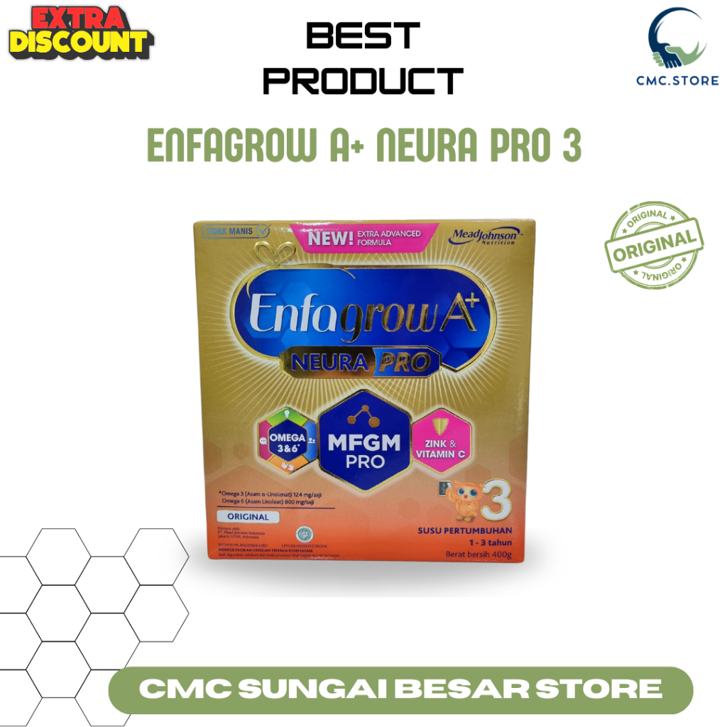 Jual Enfagrow A+ Neuro Pro MFGM Pro 3 400 Gram | Shopee Indonesia