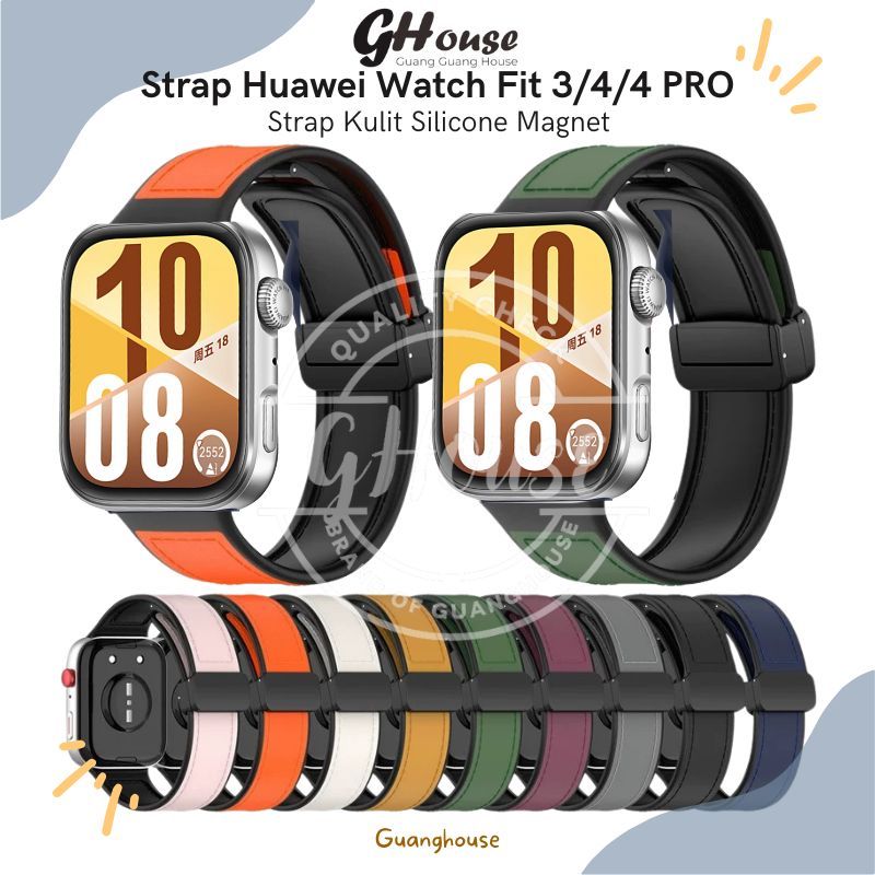 Jual Strap Huawei Watch Fit 4 Huawei Watch Fit 4 PRO Strap Kulit Tali ...