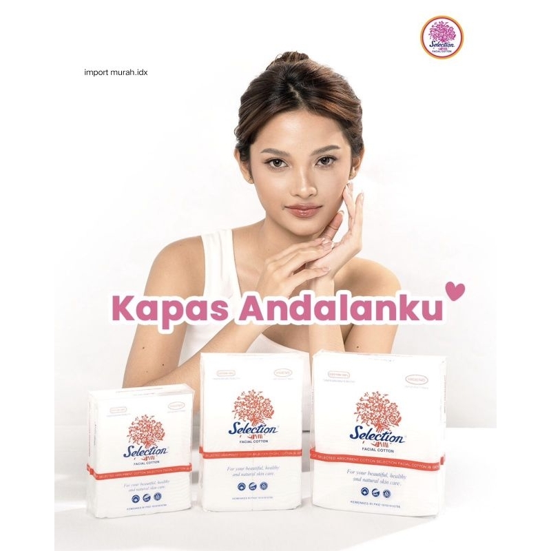 Jual Kapas Selection 35GR | 50GR | 75GR | Kapas Spesial Pembersih Wajah ...