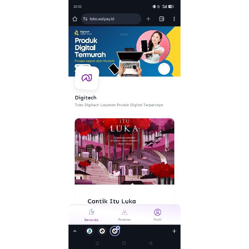 Jual Source code toko digital INV200525 | Shopee Indonesia