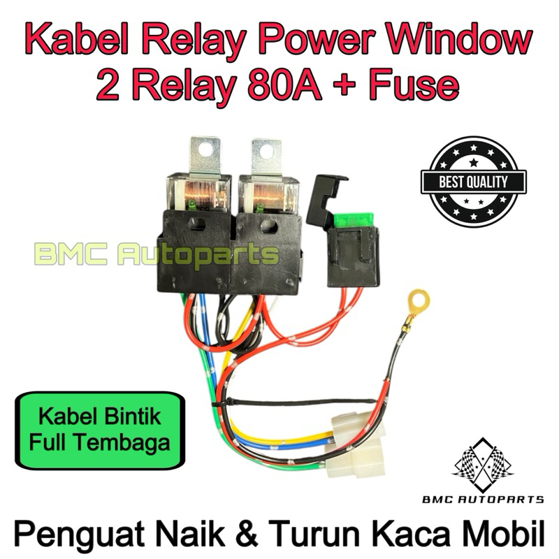 Jual Kabel Relay Power Window (2 Relay) Untuk Mobil Universal - Relay ...