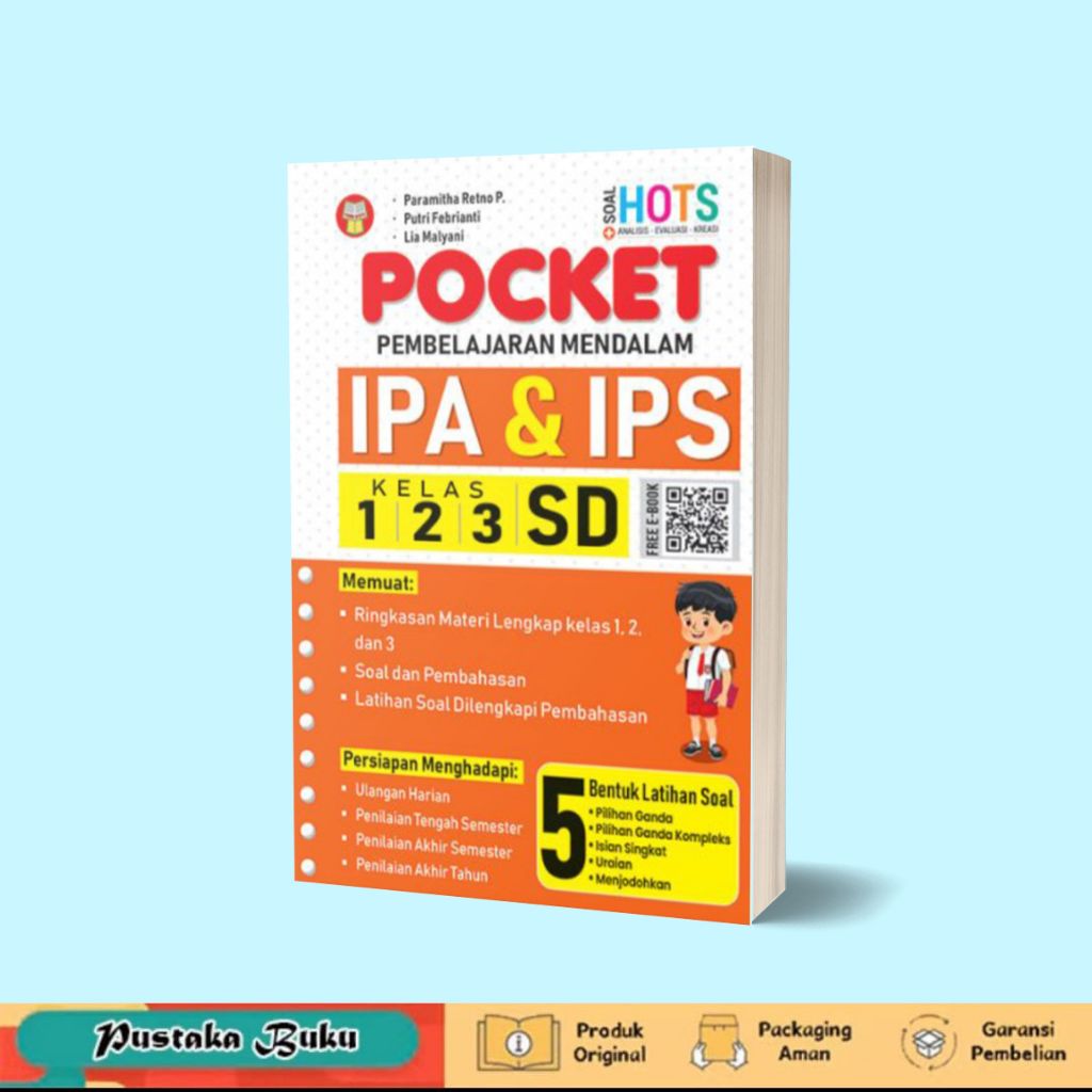 Jual Buku Ringkasan Materi dan Soal Latihan POCKET IPA dan IPS SD/MI Kelas 1/2/3 | Shopee Indonesia