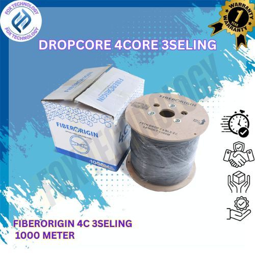 Jual Kabel FO Dropcore 4 Core 3 Seling 1000M – Kabel Fiber Optik ...