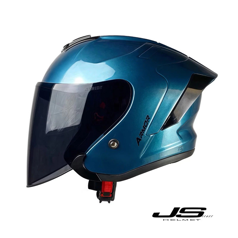 Jual Helm JS Half Face POLOS SNI/Helm Cewek/Helm Cowok/Helm Keren/Free ...