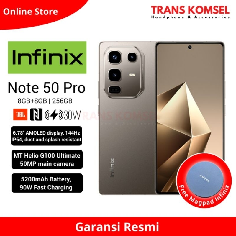 Jual Infinix Note 50 Pro 8GB/256GB (Garansi Resmi) | Shopee Indonesia