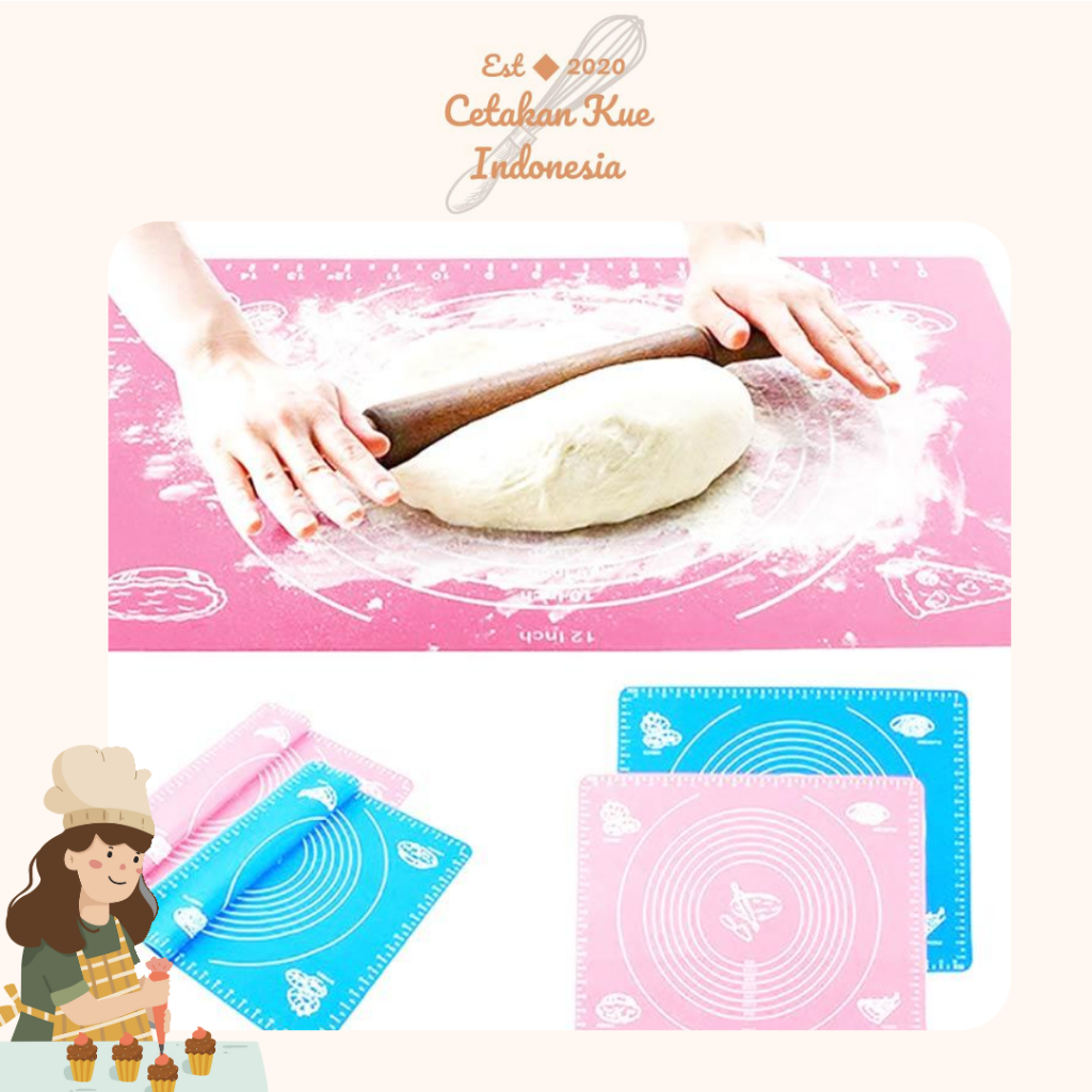 Jual {CKI} Alas Adonan/ Tatakan Adonan Roti Pizza Martabak Anti Lengket ...