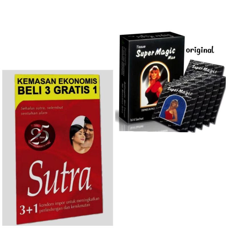 Jual PRIVASI AMAN TISUE MAGIC DAN SUTRA ISI 3 OBAT KUAT ORIGIANL ...