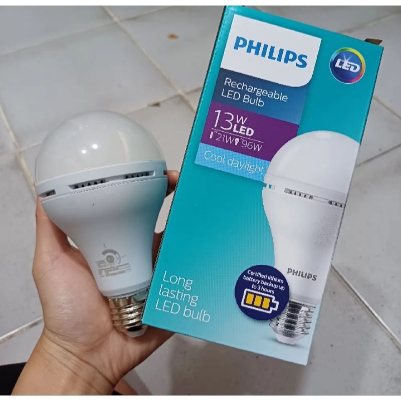 Jual Lampu EMERGENCY PHILIPS led 13watt tahan 3 jam garansi 1 tahun ...