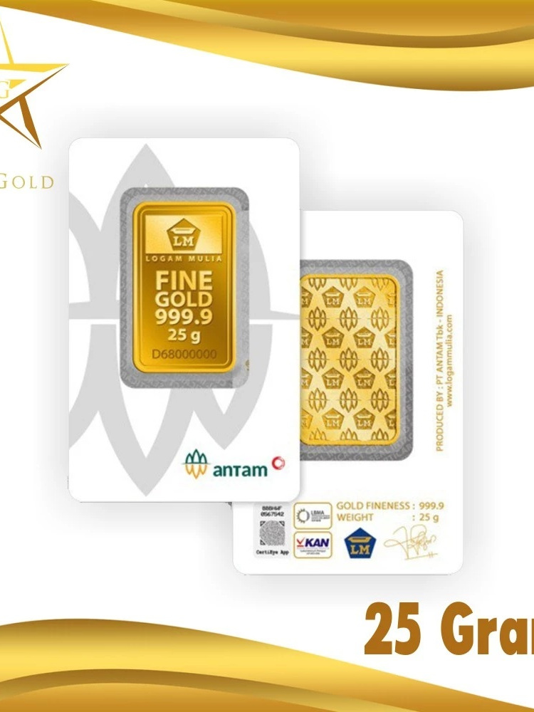 Jual Gold Logam Mulia Antam CERTY EYE NEW 2025 ( LM ) 25GR 25 Gram ...