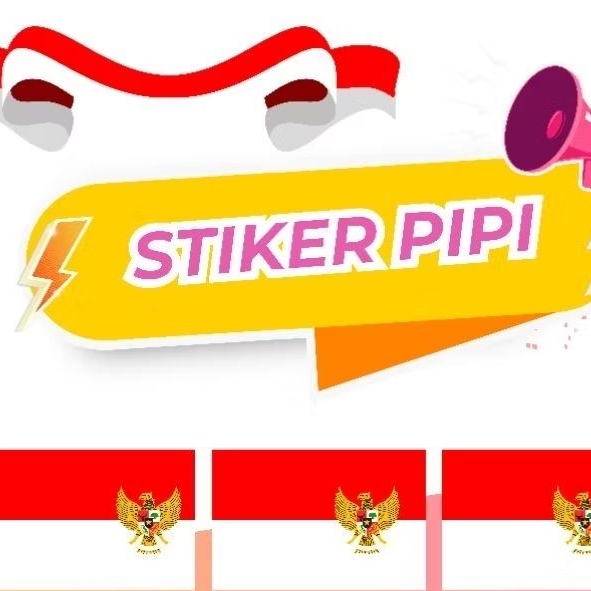 Jual [15Pcs] Sticker Pipi HUT RI Bendera Merah Putih / Stiker ...