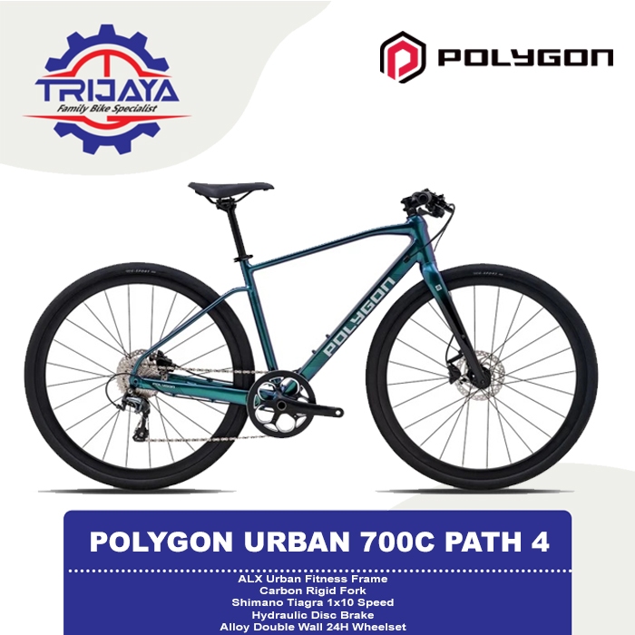 Jual Polygon Path 4 [700C] Sepeda Urban Commuter Bike | Shopee Indonesia