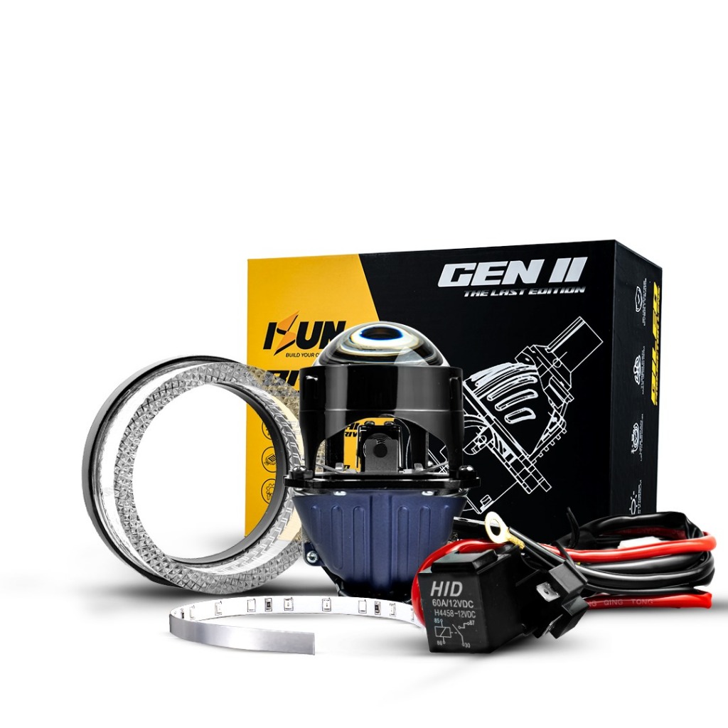 Jual ISUN Paket Bundling BILED GEN-2 dengan Shroud 5D I5-WRGB Demon ...