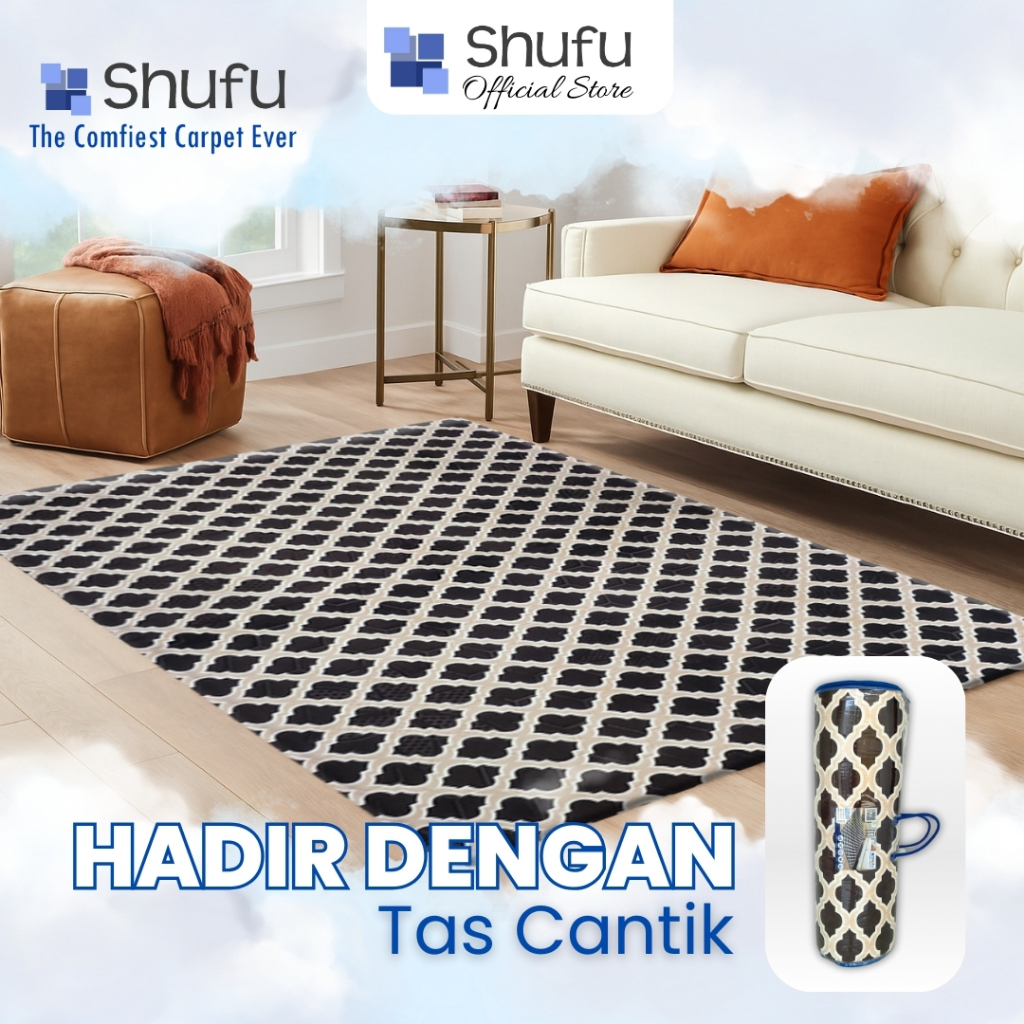 Jual Karpet Malaysia Shufu Ketebalan 18mm ukuran 140x190cm - MINIMALIST ...