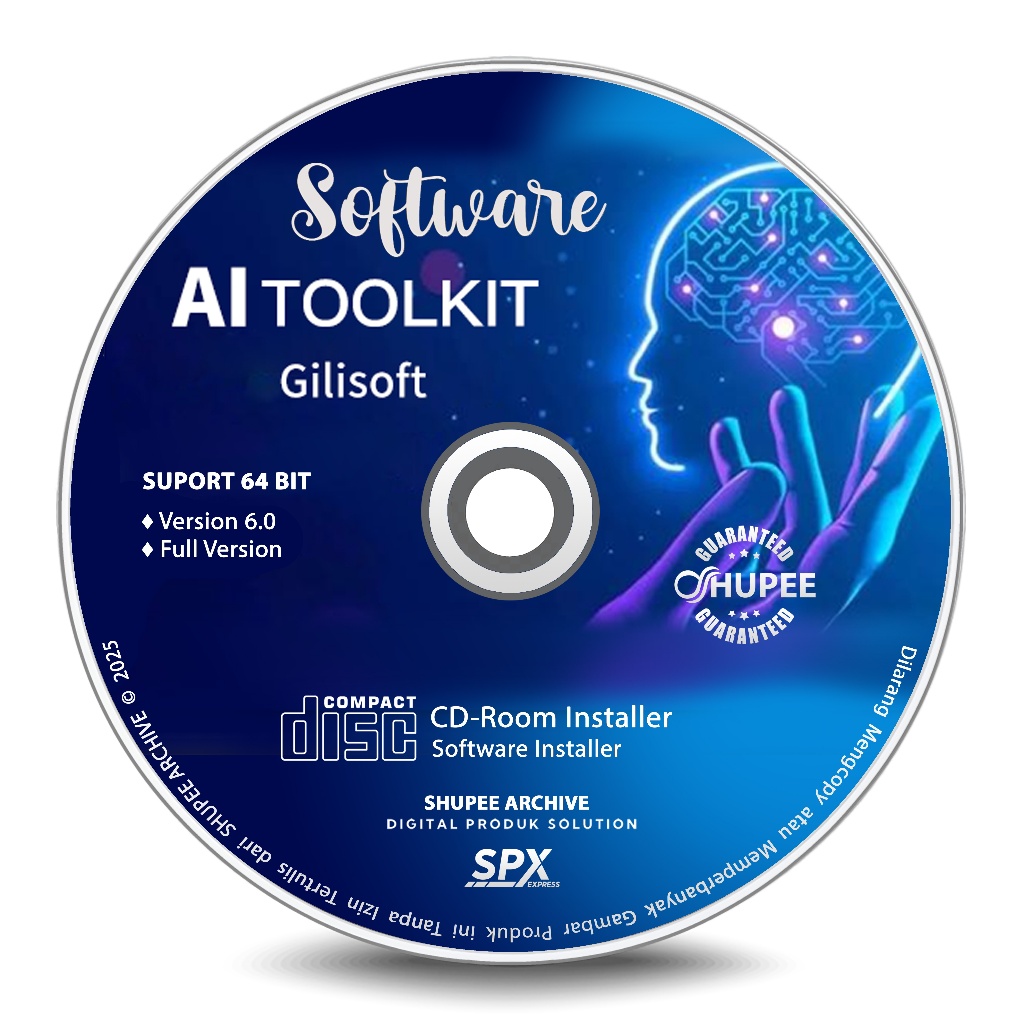 Jual CD/DVD Software Teks ke Audio Text to Audio | Gilisoft AI Toolkit | Shopee Indonesia