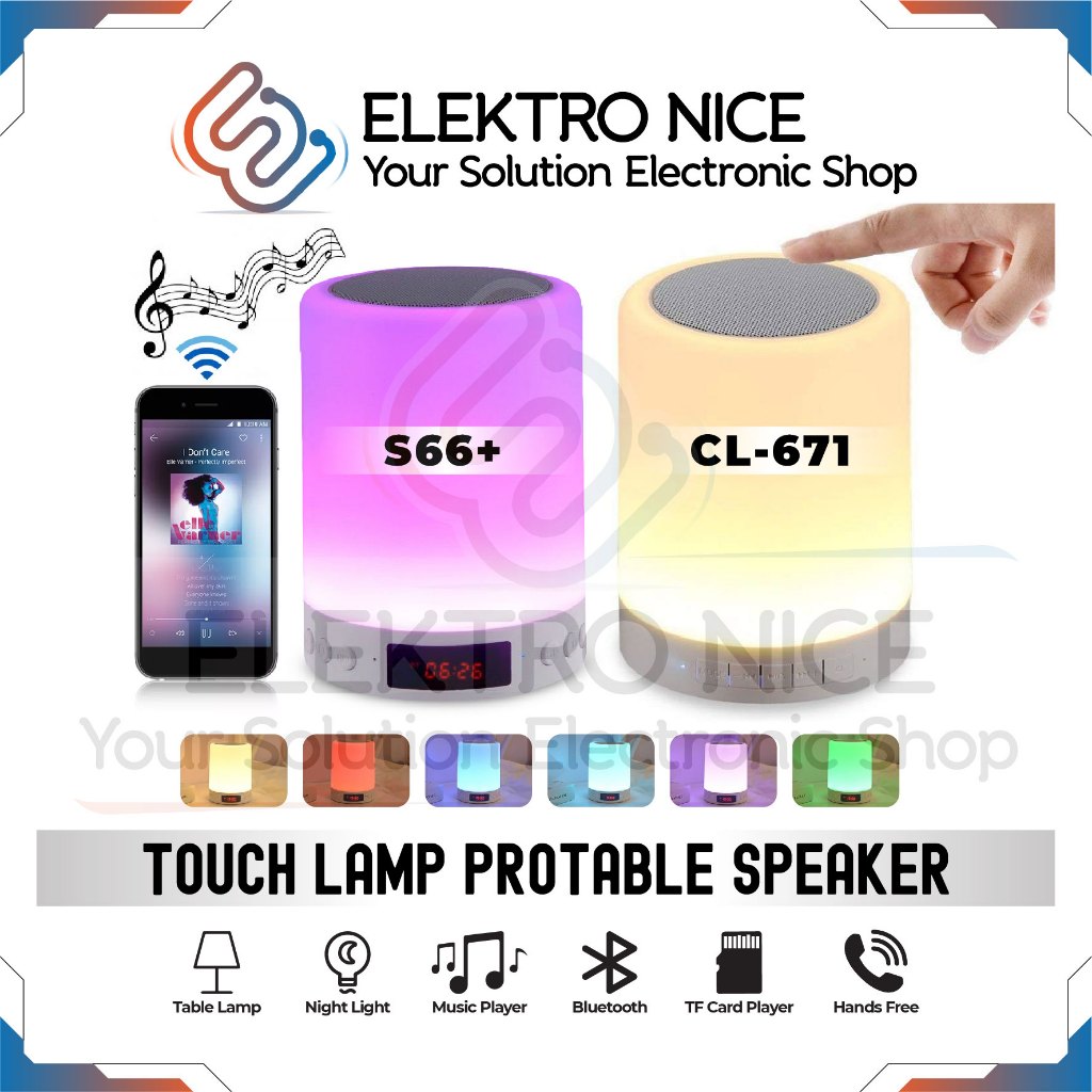 Jual Lampu WIRELESS SPEAKER CL-671 Lampu LED Bluetooth SUARA JERNIH ...