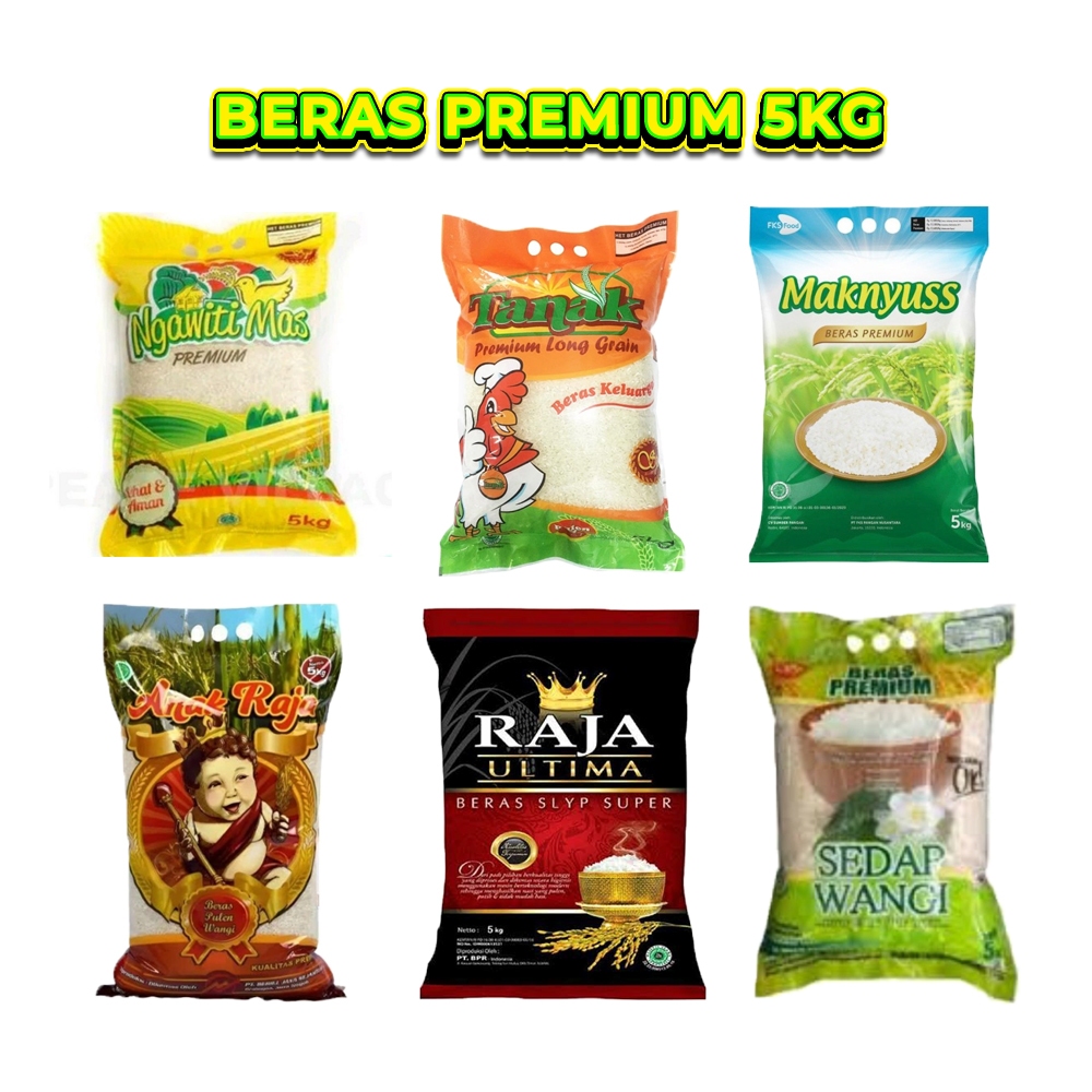 Jual BERAS PREMIUM 5 KG | Shopee Indonesia