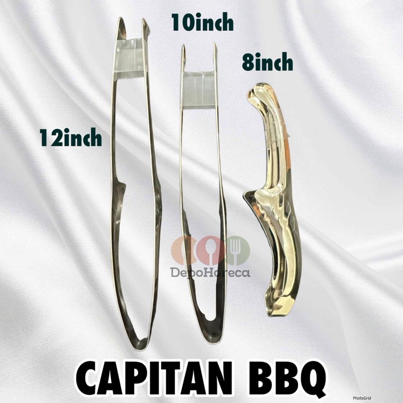 Jual Capitan Penjepit Daging Bbq / Jepitan Jepit Makanan Stainless ...