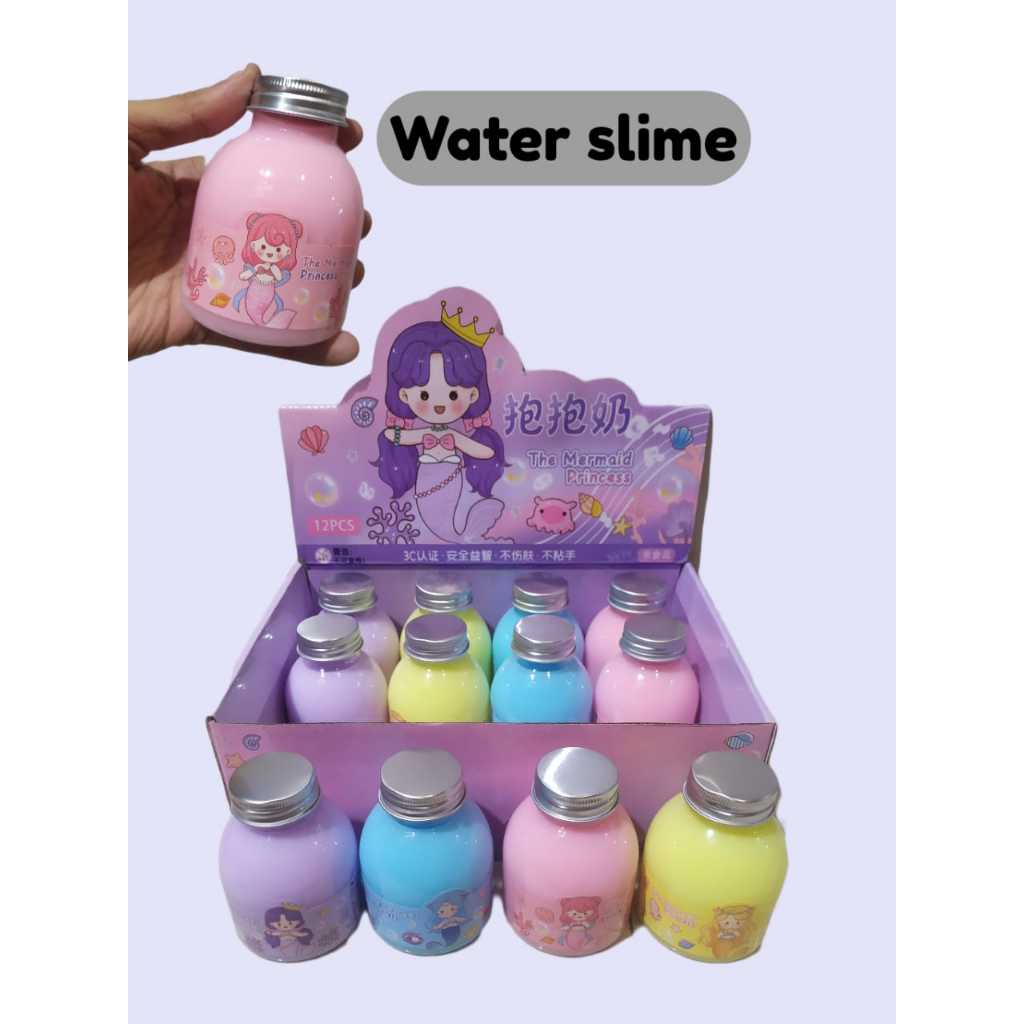 Jual Slime Susu Base Water Jelly/ Slime Unik/ Slime Water Jelly/ Slime ...