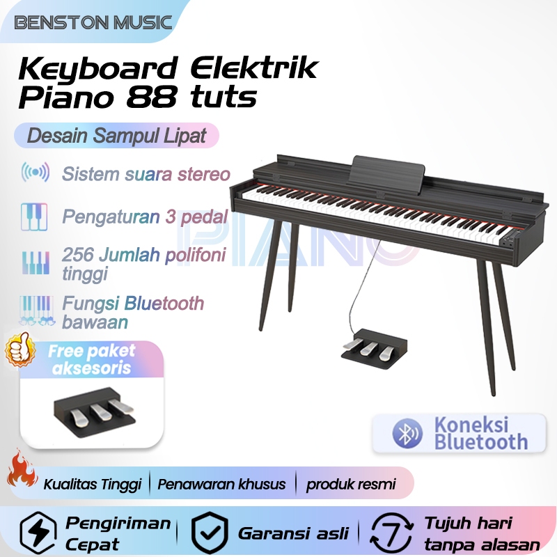 Jual Benston Music - Keyboard elektrik Piano 88 tuts Sampul Lipat/Smart ...