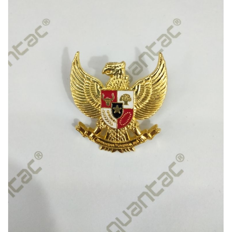 Jual PIN Garuda Kuningan cor ukuran 3,5cm | Shopee Indonesia