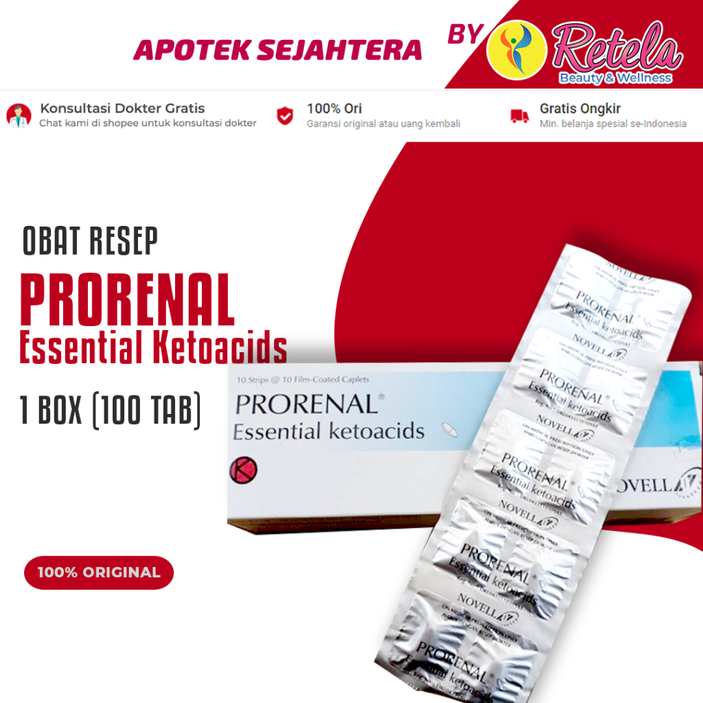 Jual Prorenal 1 Box isi 100 Tablet (10 Strip) | Shopee Indonesia