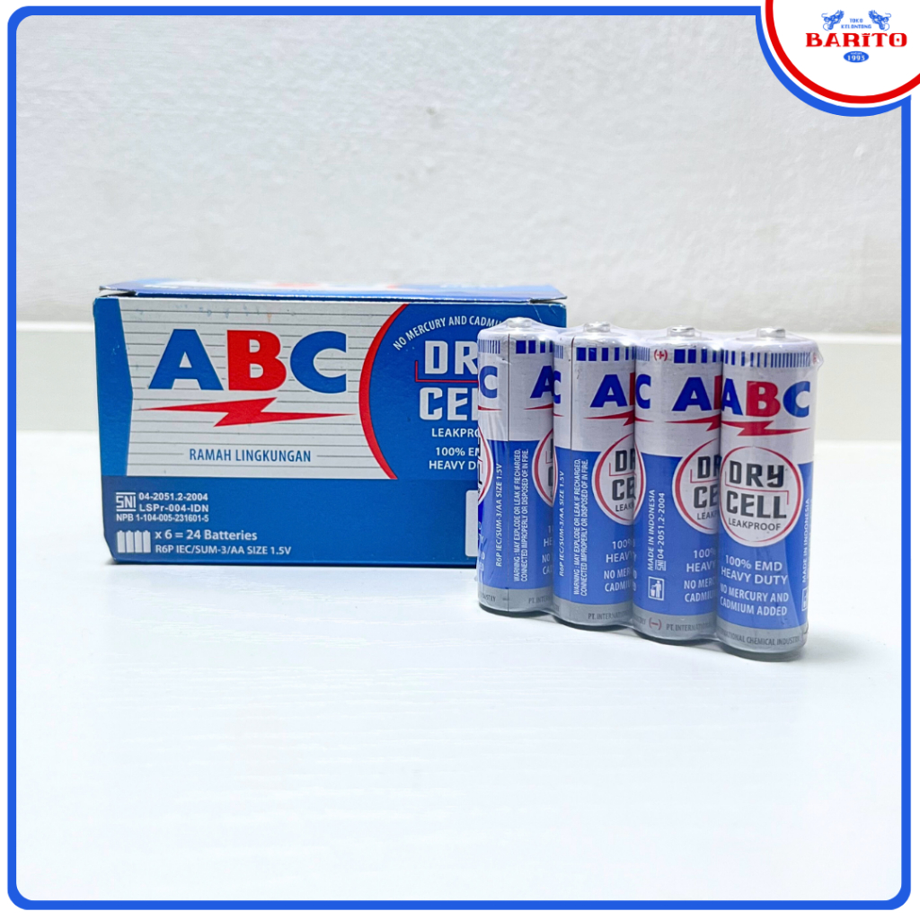 Jual Baterai Batu ABC Biru AA/A2 | Shopee Indonesia