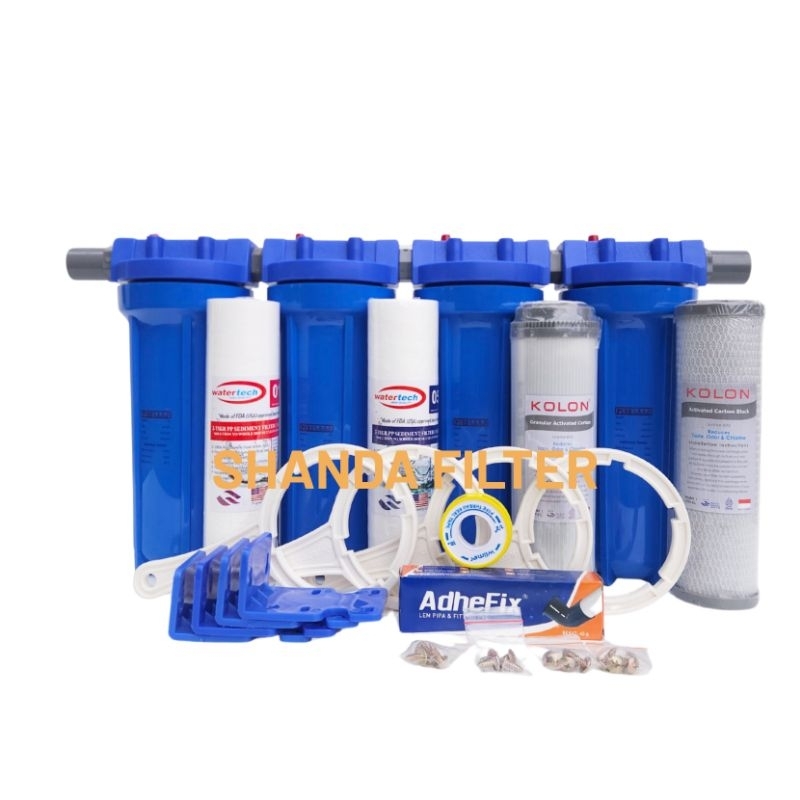 Jual Paket Filter Air 4 Tahap / Filter Air Pam / Filter Air Sumur Siap ...