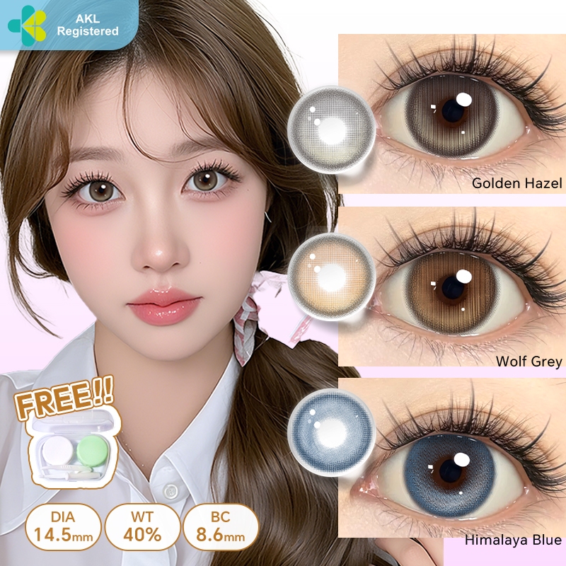 Jual [ COD] MYSTICEYES SOFTLENS COLORED LENSES Golden Hazel 14.0-14.5mm ...