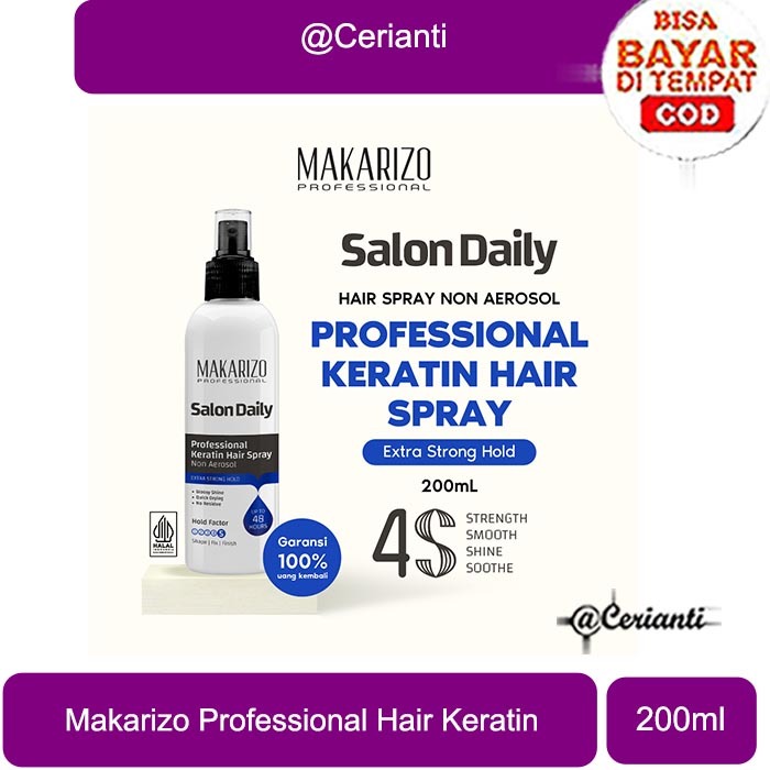 Jual MAKARIZO SALON DAILY HAIR SPRAY - Non Aerosol Pengeras Rambut ...
