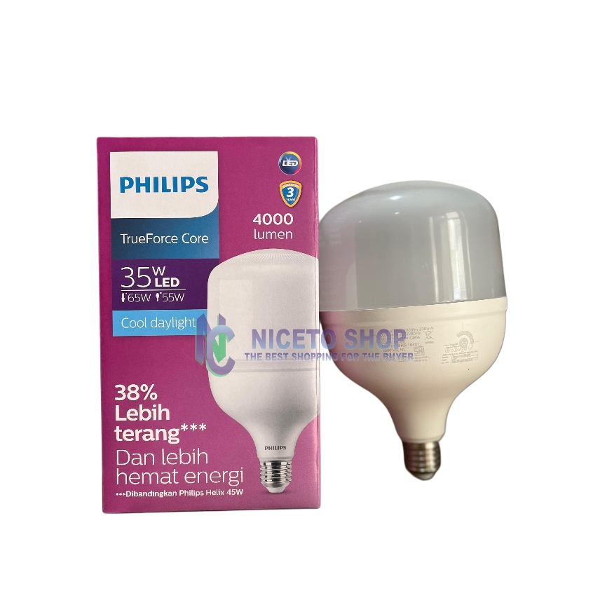 Jual Lampu Led Philips TForce T-Force True Force Core 35W 35Watt Cool Daylight / Putih | Shopee ...