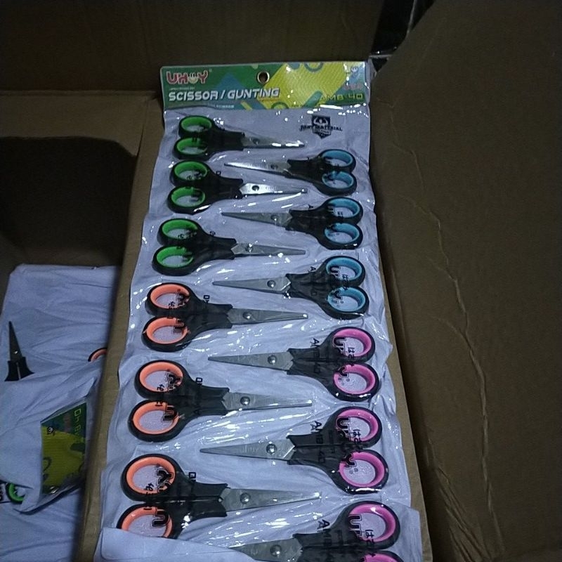Jual 12 buah ( 1 renceng ) Gunting kecil Hw4 ukuran 5,5 inch Harga ...