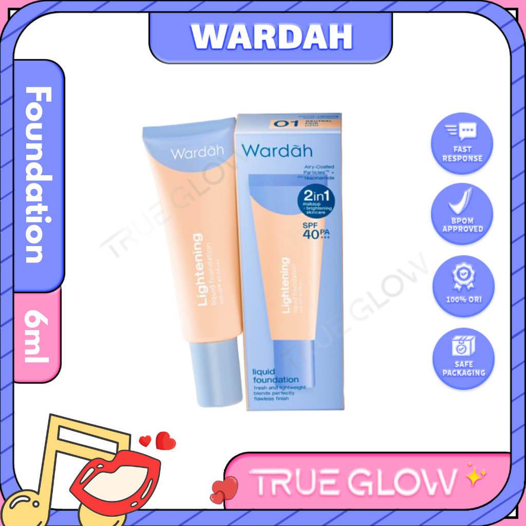 Jual Wardah Lightening Liquid Foundation Mini 6ml - SPF 30 | Shopee ...
