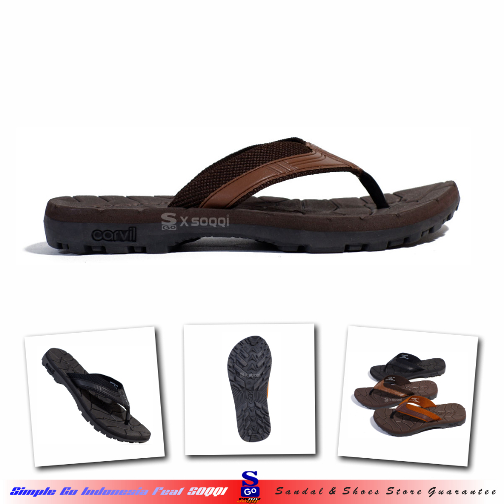 Jual Carvil Carlton Novara Sendal Jepit Pria Gunung Original Sandal ...