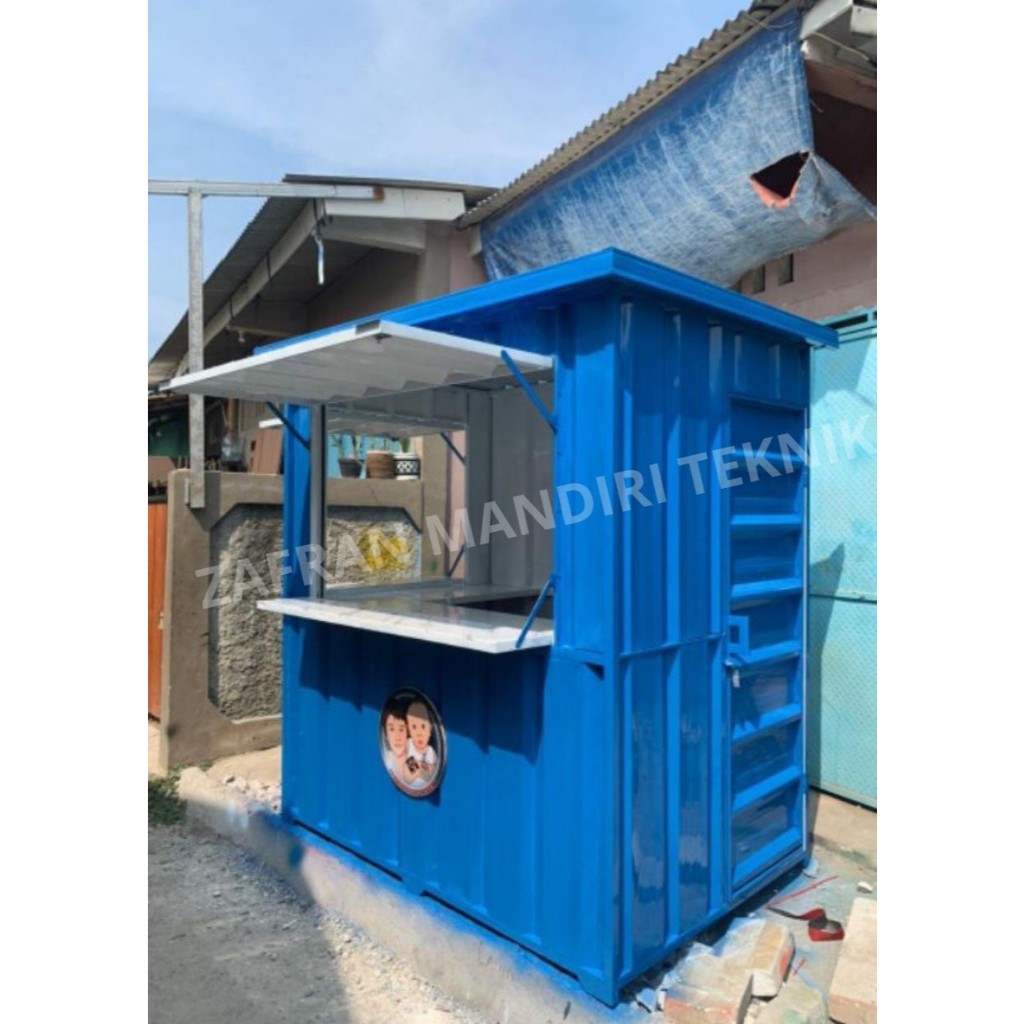 Jual [CUSTOM 11] Booth Container Gerobak Usaha Meja Usaha Booth ...