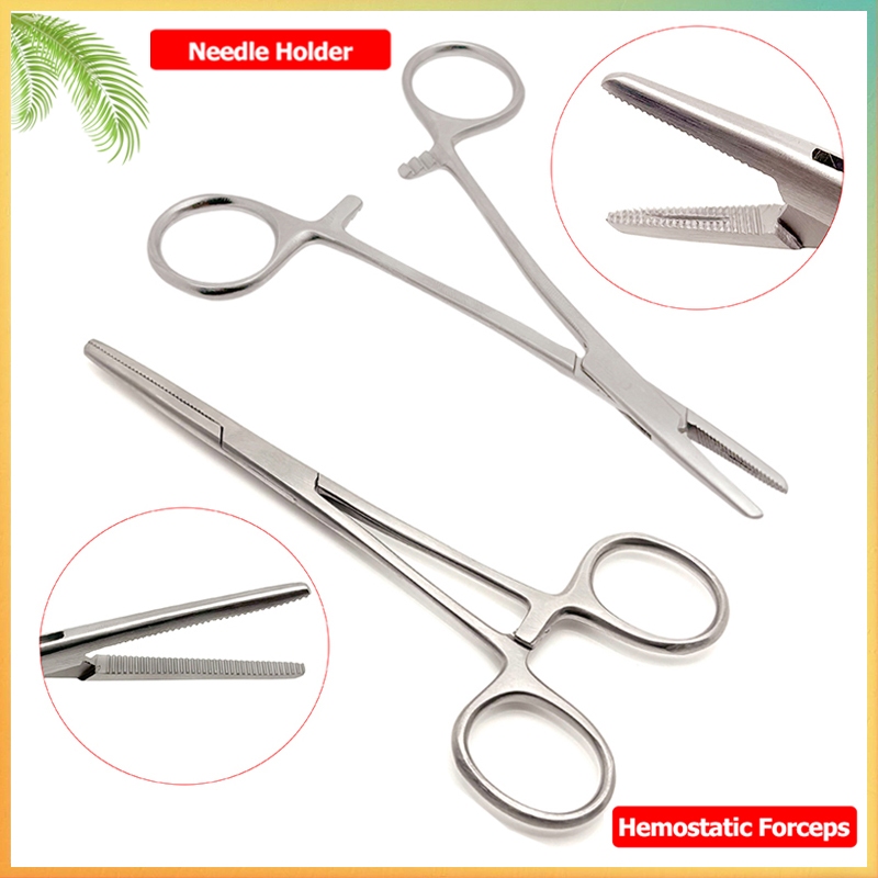 Jual Nald Voeder Needle Holder Hemostatic Forceps Fishhook Forceps Klem ...