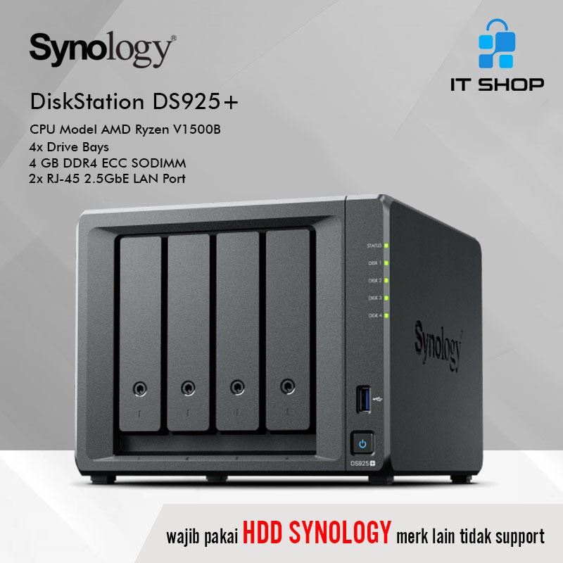 Jual Synology DiskStation DS925+ | Shopee Indonesia