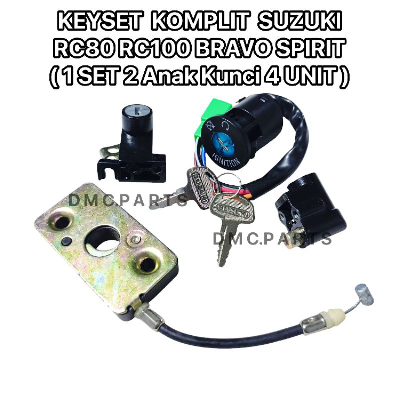 Jual KEYSET ( KUNCI KONTAK + STANG STIR + SADEL JOK + PENGAIT ) SUZUKI ...